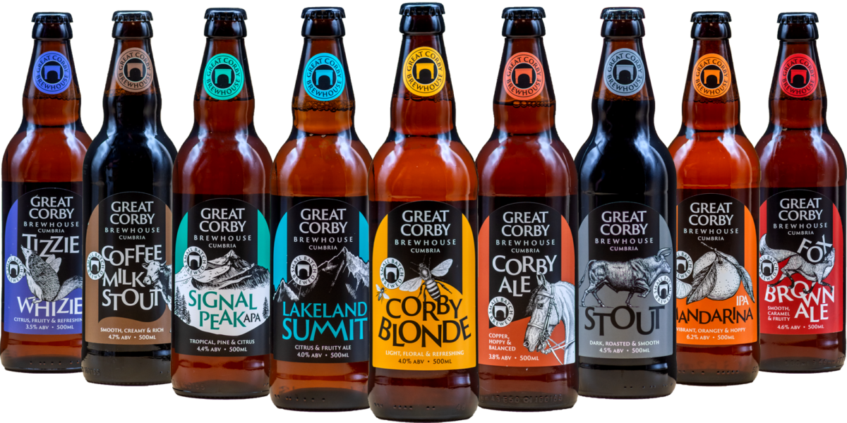 Great Corby Brewhouse Storefront – Craft beers forged in Cumbria