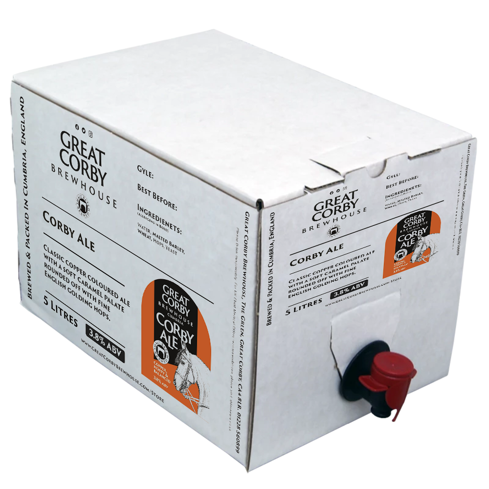 Corby Ale | Bag in a Box – 5 Litres – Great Corby Brewhouse Storefront