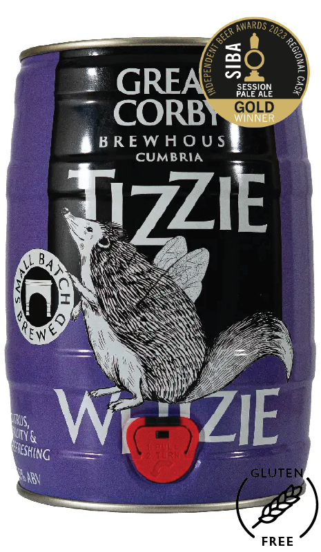 Tizzie Whizie Mini Keg | Great Corby Brewhouse Storefront